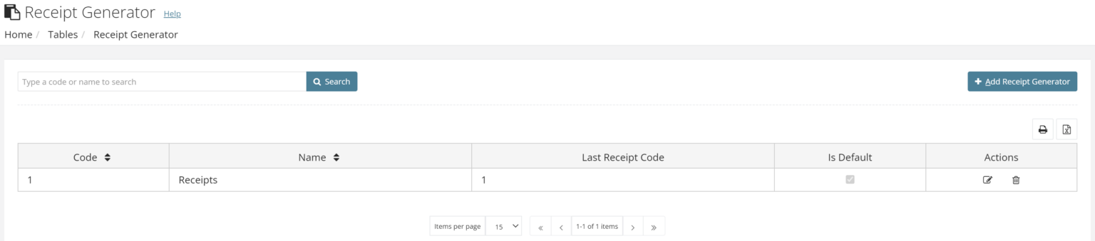 Receipt Generator – actscloud.net
