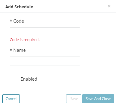 Schedules – actscloud.net