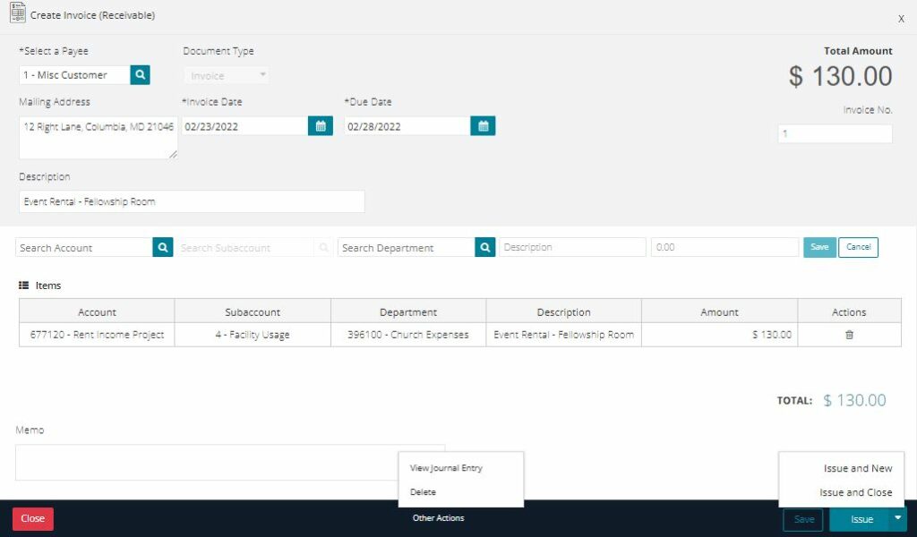 Payable and Receivable – actscloud.net