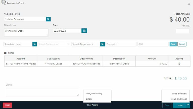 Payable and Receivable – actscloud.net
