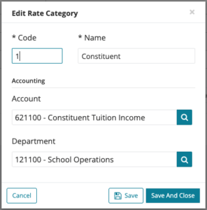 Rate Categories – actscloud.net