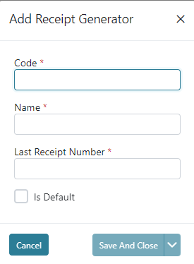 Receipt Generator – actscloud.net