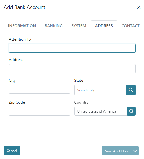 Bank Accounts – actscloud.net