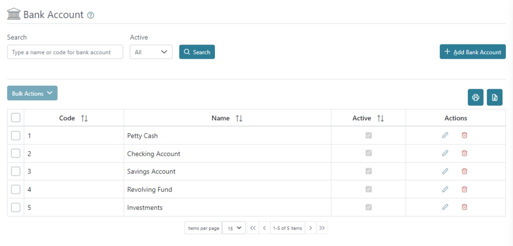 Bank Accounts – actscloud.net