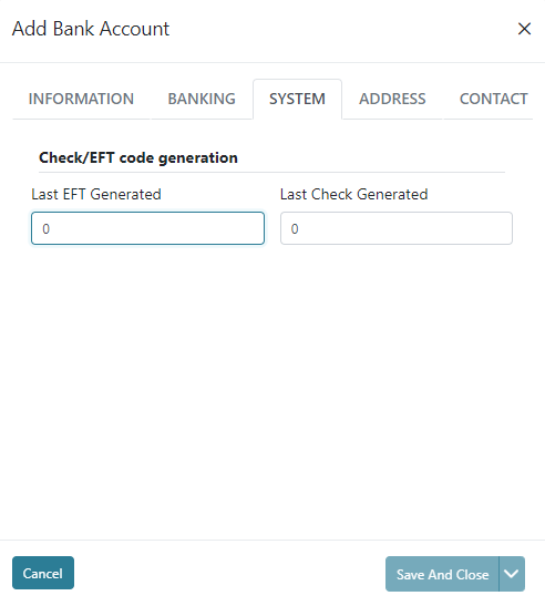Bank Accounts – actscloud.net