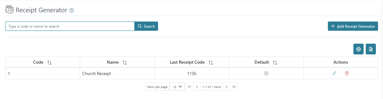 Receipt Generator – actscloud.net