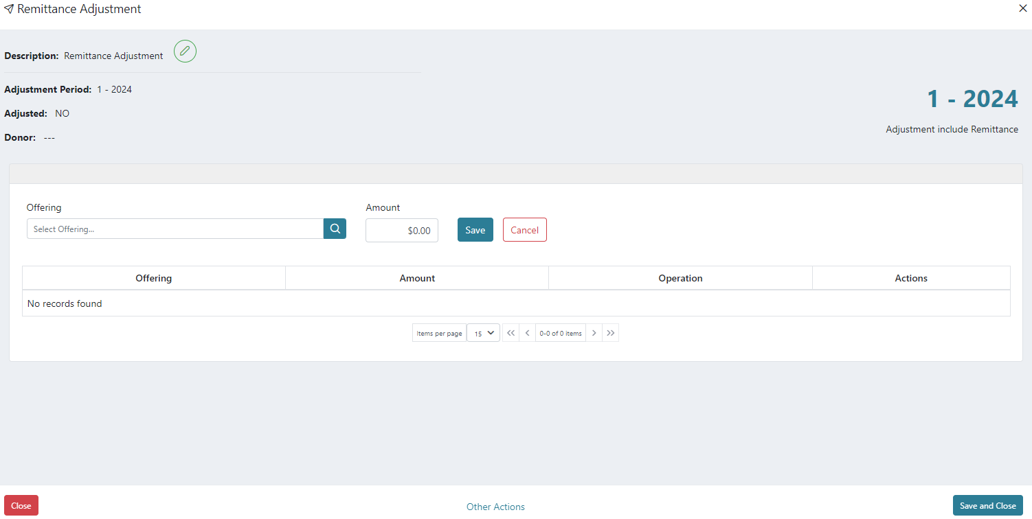 Remittance Adjustment – actscloud.net