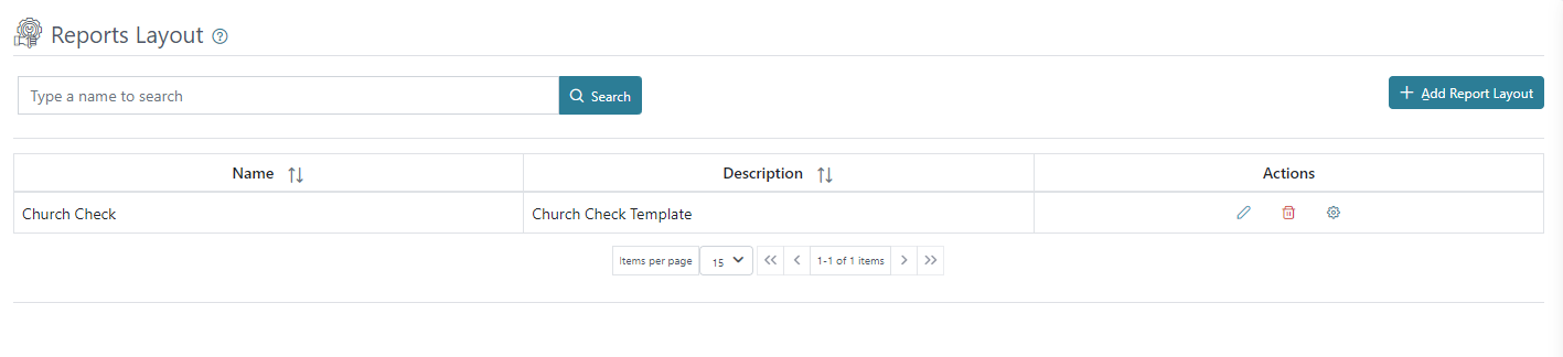 Report Layout – actscloud.net