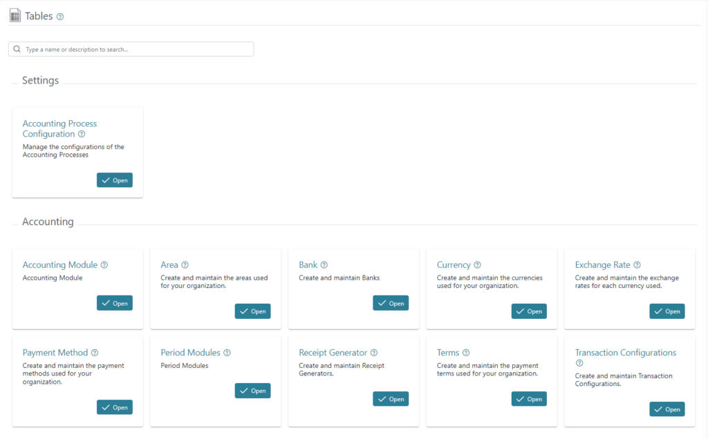 Tables – actscloud.net