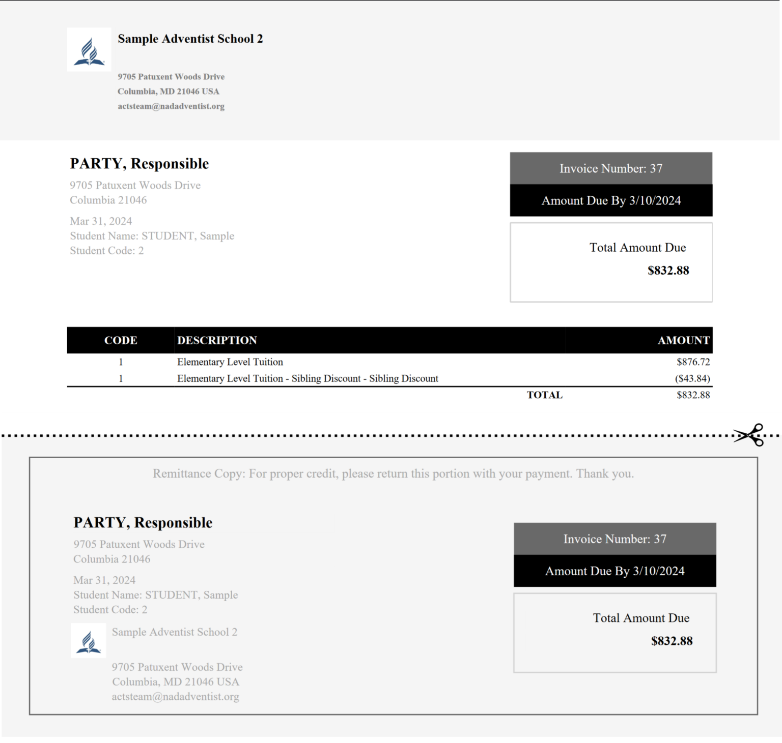 Invoice Report – actscloud.net