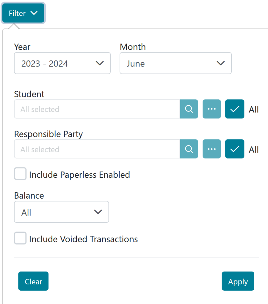 Student Statement Report – actscloud.net