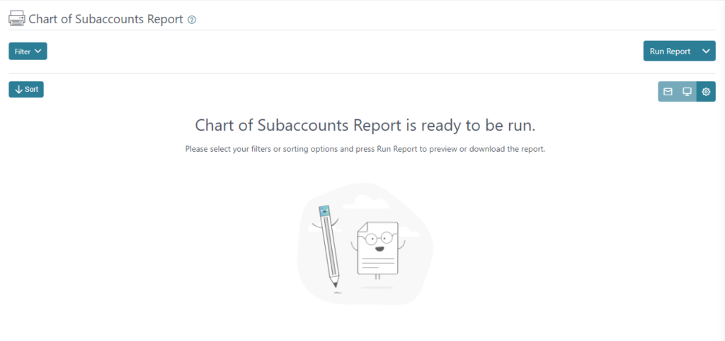 Chart of Subaccounts Report – actscloud.net