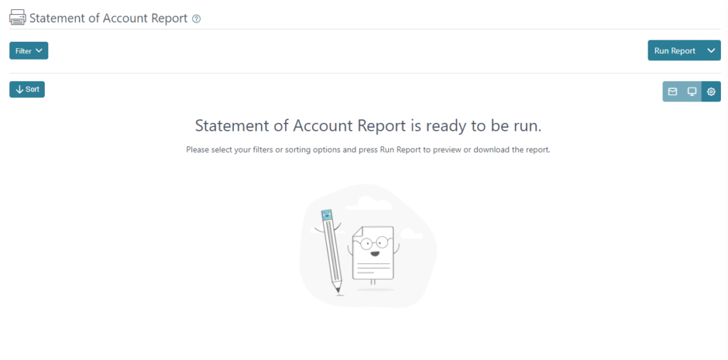 Statement of Account Report – actscloud.net