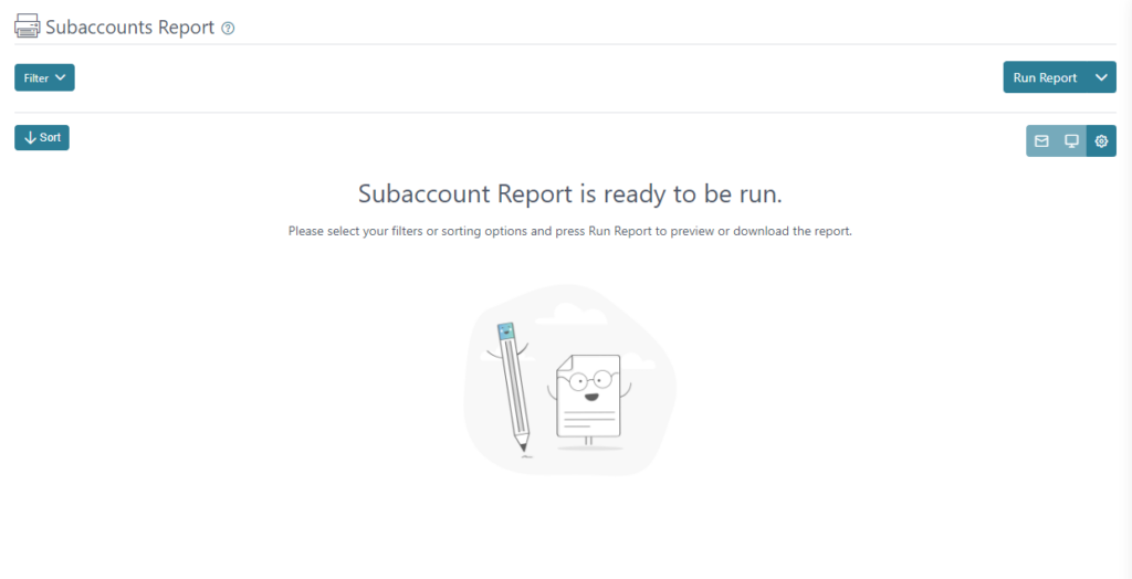 Subaccount Report – actscloud.net